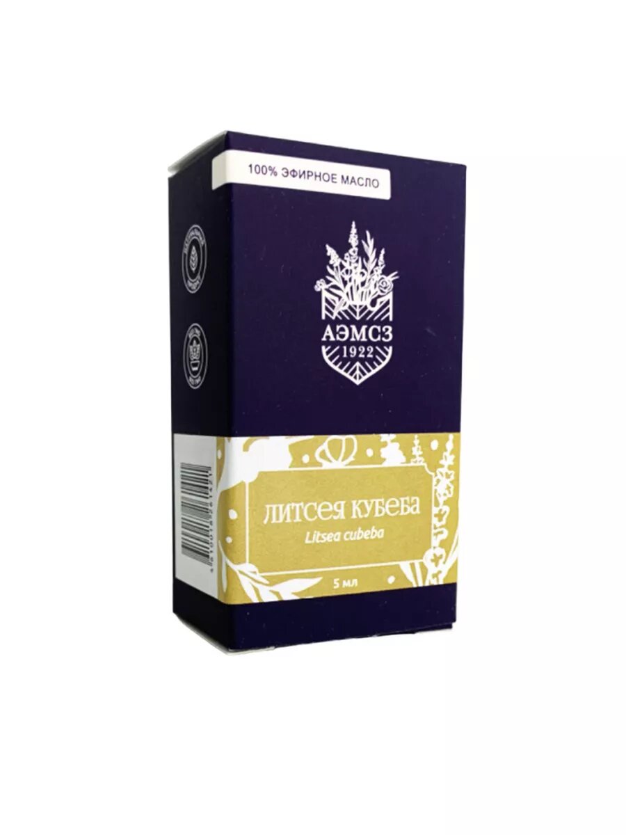 Эфирное масло Литсея Кубеба алуштинское, 5 мл