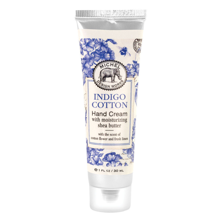 Крем для рук Michel Design Works Индиго Коттон 30мл, премиум качество, элитная