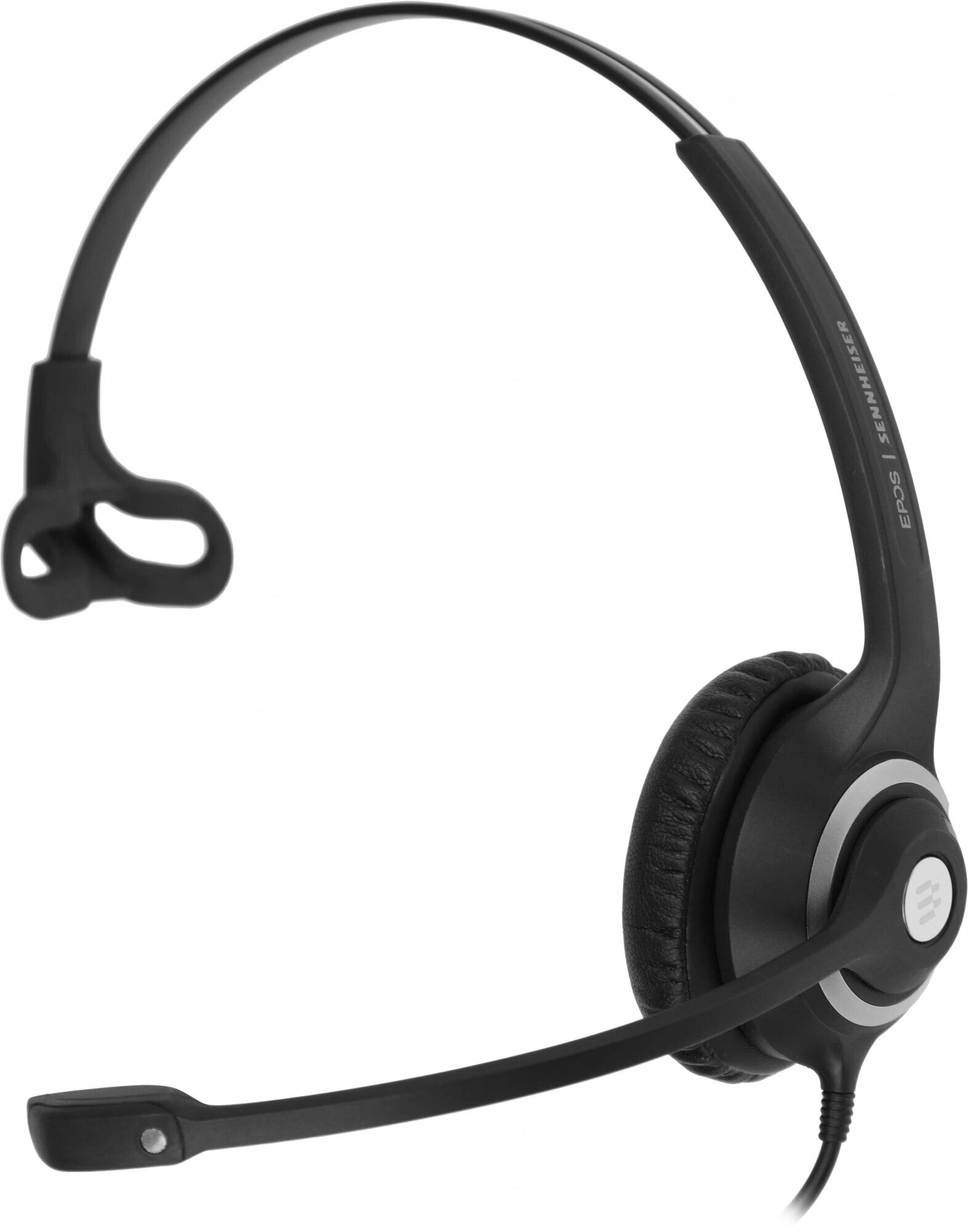 Гарнитура EPOS Sennheiser SC 230 USB, для контактных центров, накладные, проводные, моно, черный [