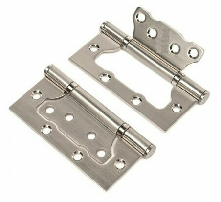 Петли без врезки 2ВВ-SN 4*3*2,5мм (матовый никель) Locker