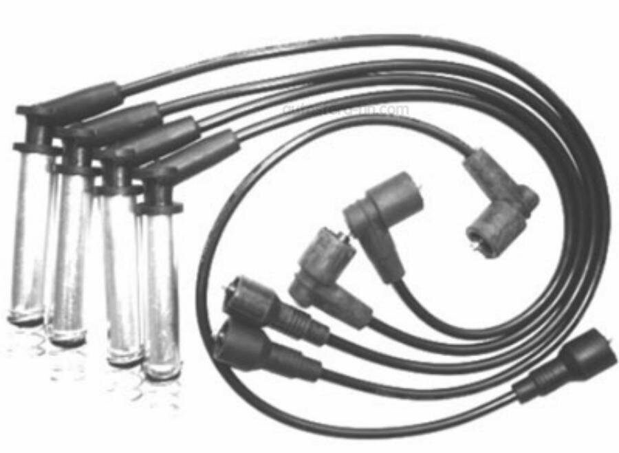 ALD A14005 Комплект проводов (черный силикон), Opel Astra/Vectra A/Omega A 1.8/2.0 86-95