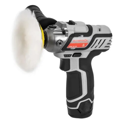 Полировальная машина Интерскол АПМ-76/12Э, аккумуляторная, с 2 АКБ [806.2.2.70]