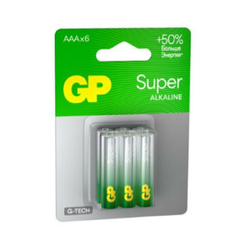 Батарейка GP 24AA21-2CRSBC6 1.5В 6 шт.
