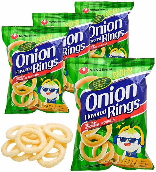 Чипсы Нонгшим луковые кольца 4шт х 40г, Корея ER-121 113-851701