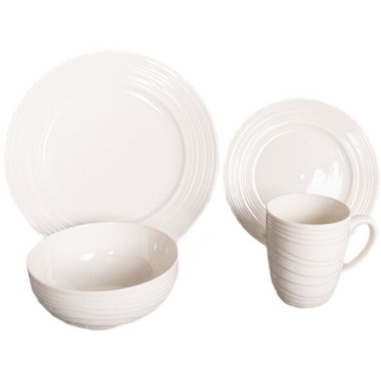 Столовый набор Jewel Каскад 16 предметов (new bone)