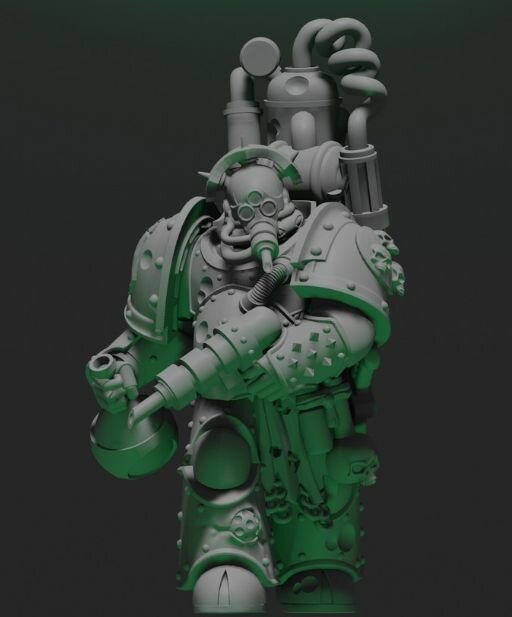 Сборная модель Warhammer 40000 Biologus putrifier (32mm)