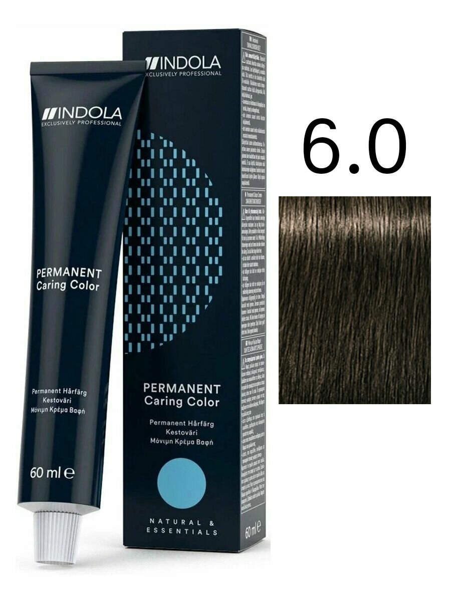 Indola Natural&Essentials 6.0 краска для волос 60 мл