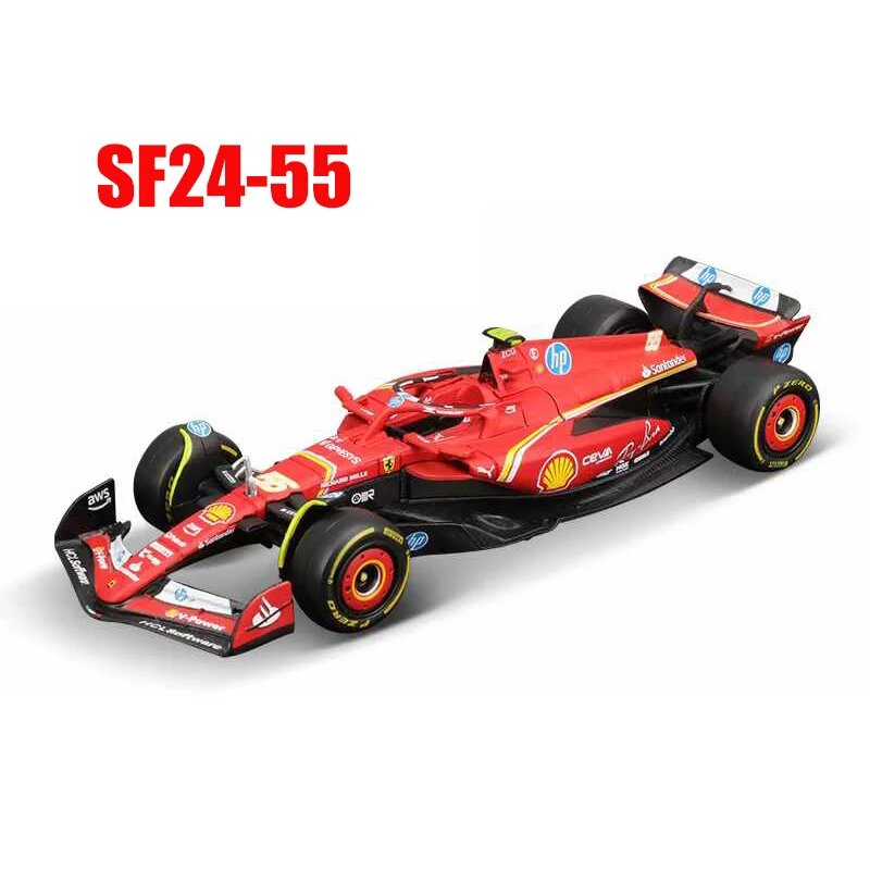 Бурраго 1:43 Scuderia Ferrari SF24#16 Leclerc #55 Sainz 2024 SF24-55