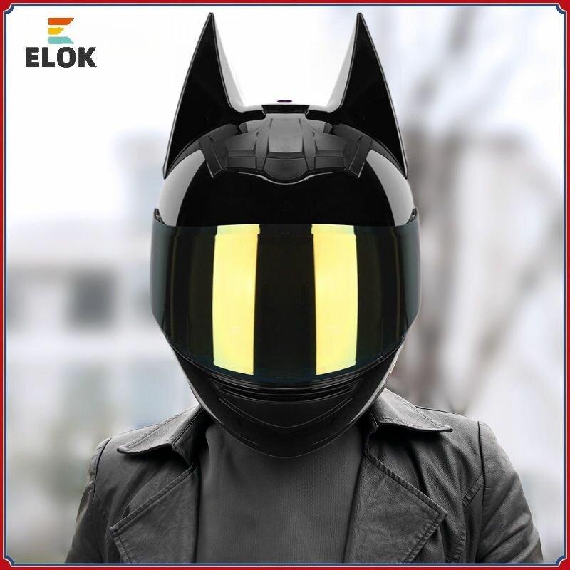 Мотоциклетный шлем Batwing Knight