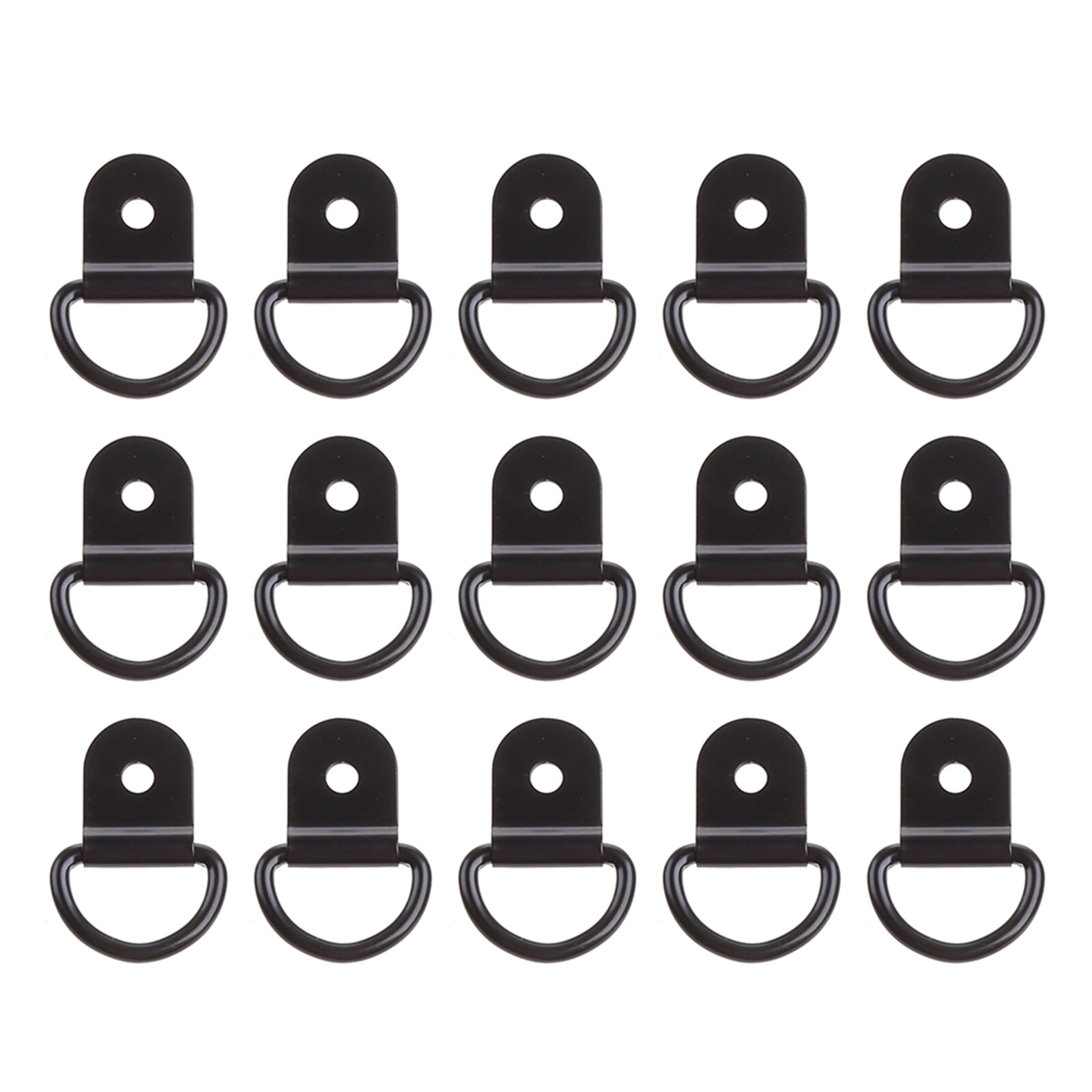20шт Практичное крепежное кольцо для крепления груза, D-образный крюк для грузового прицепа