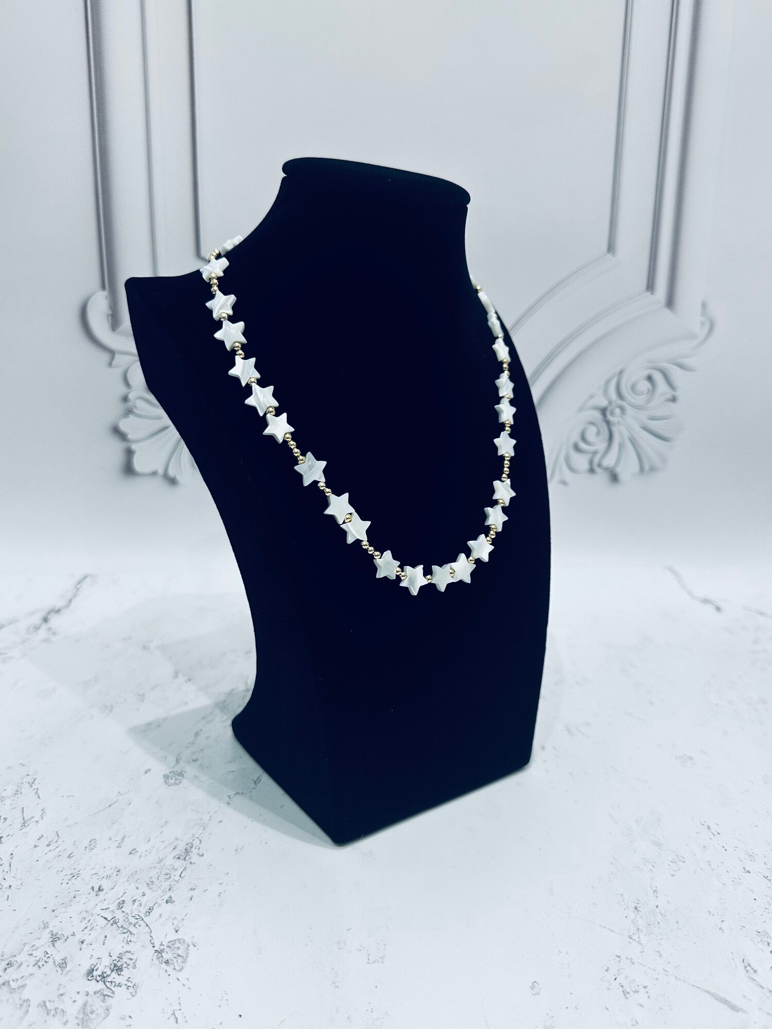 Колье, перламутр