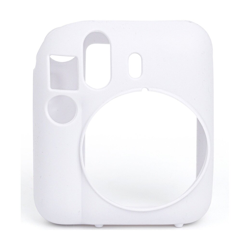 Мягкий кейс для фотоаппарата Fujifilm Instax Mini 12, белый, силикон