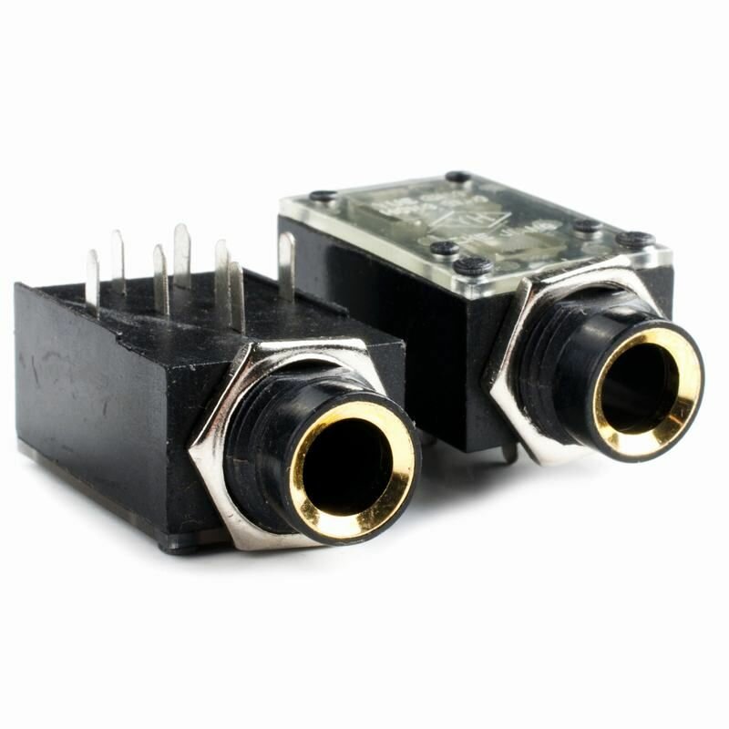 1 шт, 1/4 "6,35 мм 6,5 мм 7-контактный разъем Розетка для наушников