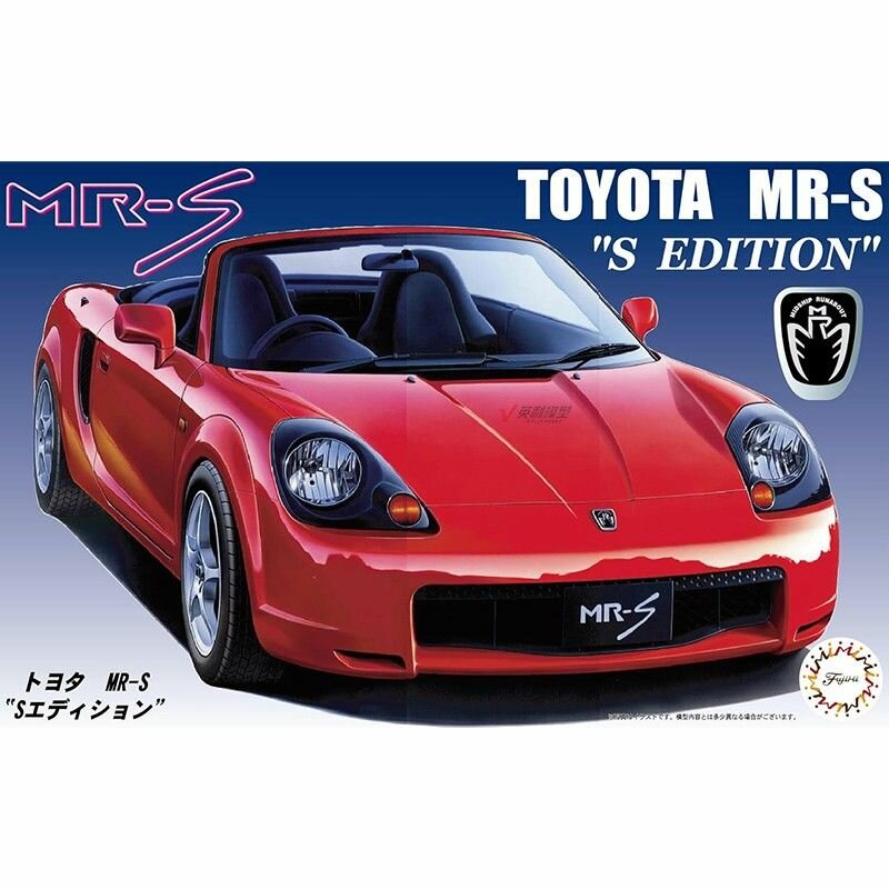 Сборная модель Машинка Fujimi-04729 1/24 Toyota W30 MR-S S version car model kit