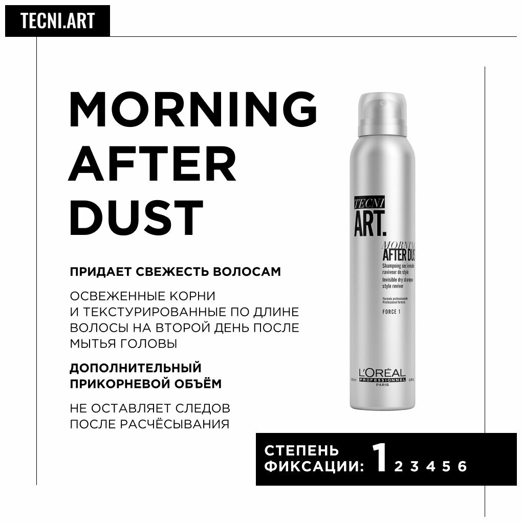 Сухой шампунь освежающий L`oreal Professionnel Tecni.art Morning After Dust 200мл.
