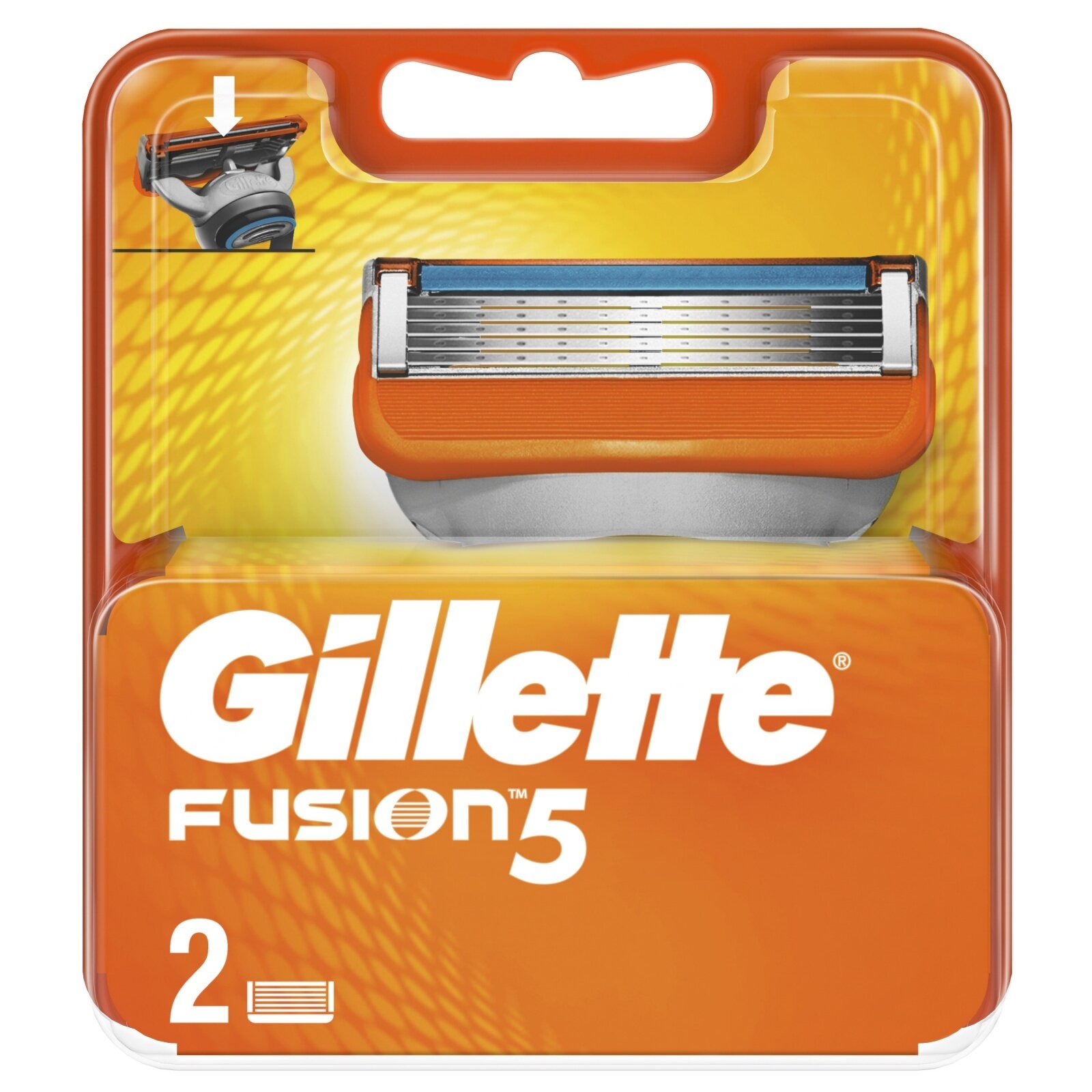 Сменные кассеты для бритья Gillette Fusion5, 2 шт