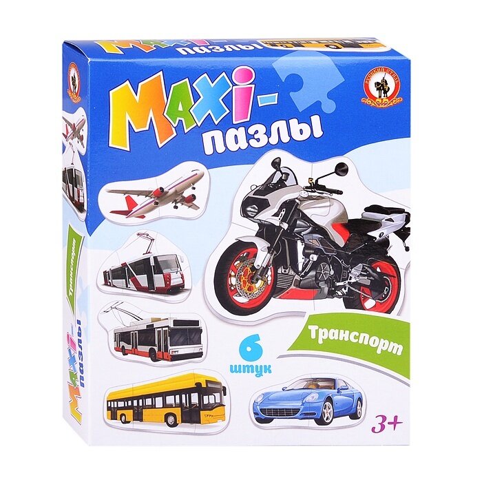 MAXI-пазл Русский стиль "Транспорт" в коробке (2546)