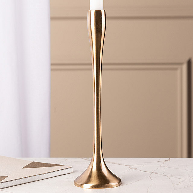 Металлический подсвечник для одной свечи Gruffy 31 см, золотой, Koopman, A98810560