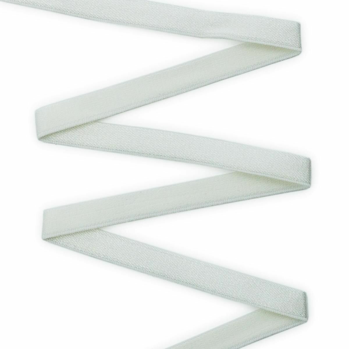 Бретельная лента айрис Блестящая, 6,95 г/м, эластичность 60%, 10 мм, 50 м, цвет Молочный, ML177.010