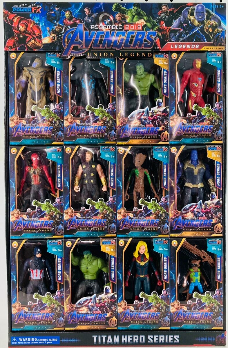Фигурка мстители AVENGERS ASSEMBLE Супергерои, высота 16 см, световой эффект