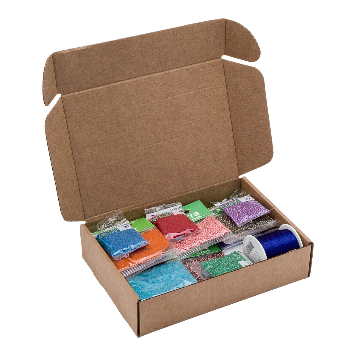 Бисер для плетения, 11/0, матовый, бисер набор 32 цвета, Astra&Craft