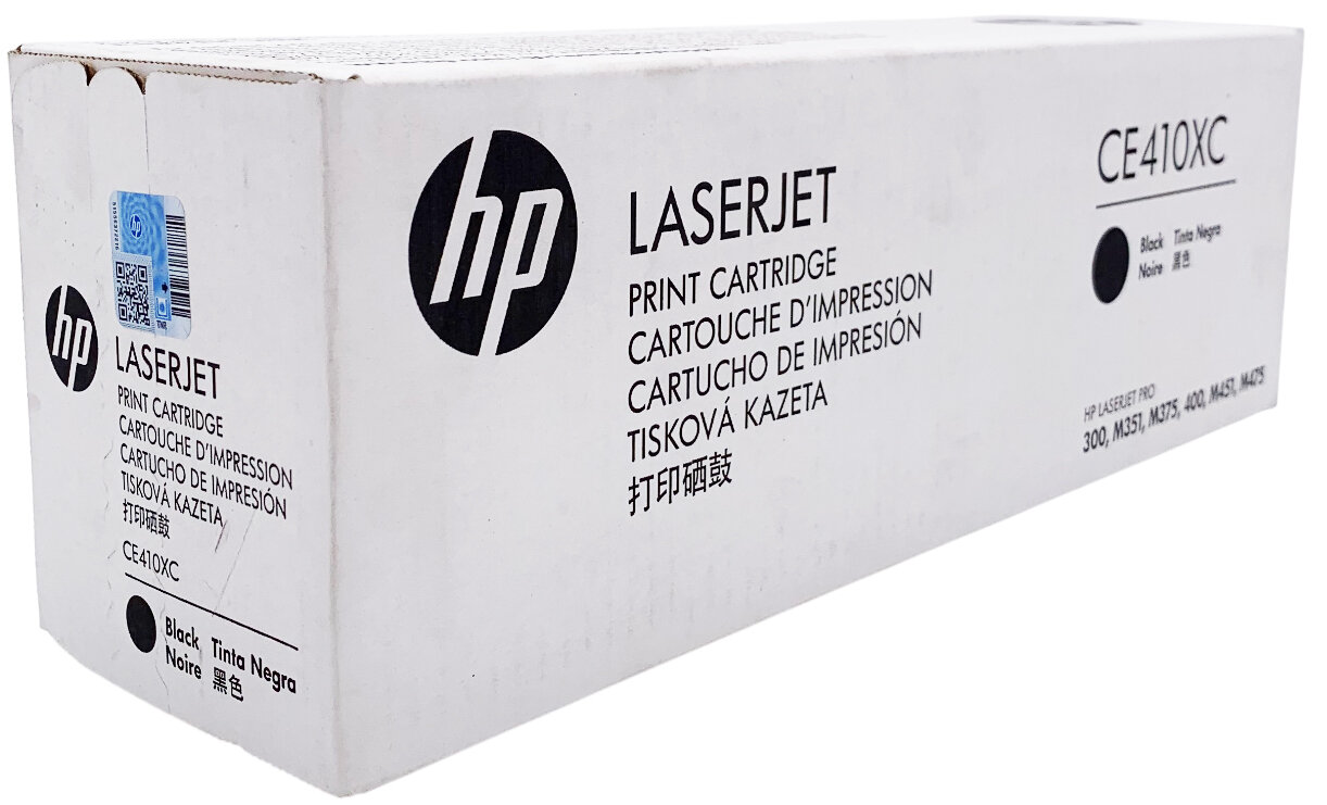 Картридж HP CE410XC (305X), чёрный, увеличенный, 4000 страниц, оригинальный в корпоративной упаковке