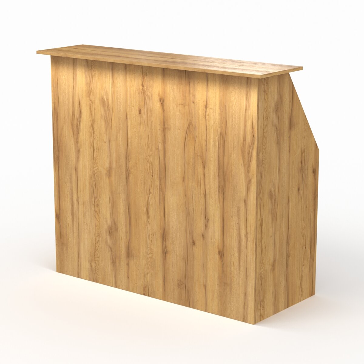 Барная стойка №1 с диодной подсветкой, Дуб Золотистый. Производитель товара - компания Westcom.