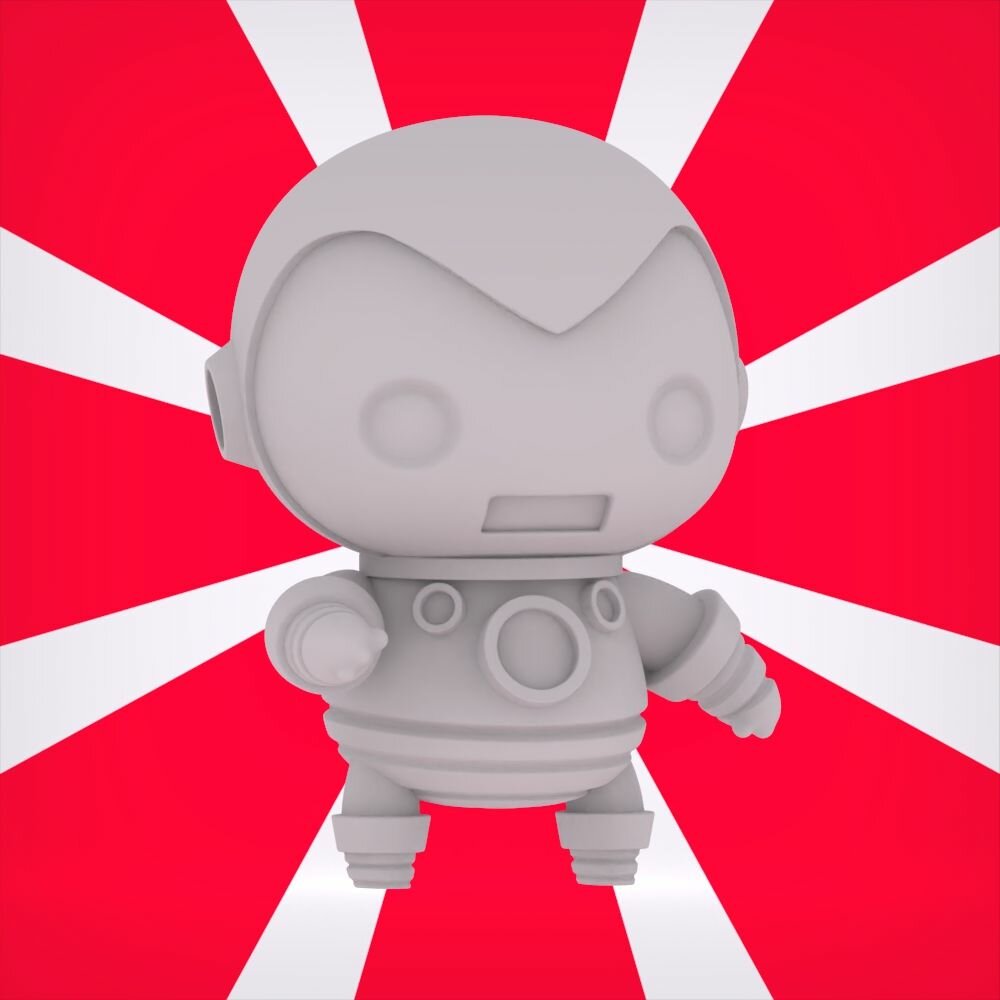 Фигурка POP Железный человек мк1 / Iron man mk1 - Marvel (60мм)