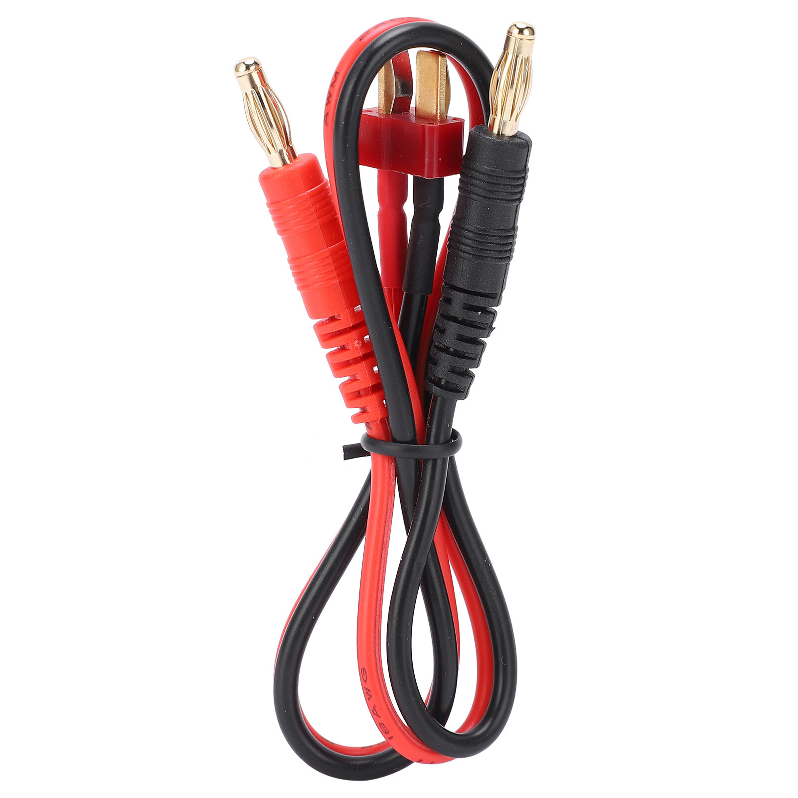 Силиконовый кабель B6 с разъемом «банан» 4,0 мм и Т-образным разъемом 16 AWG для зарядки литий-полимерных аккумуляторов.