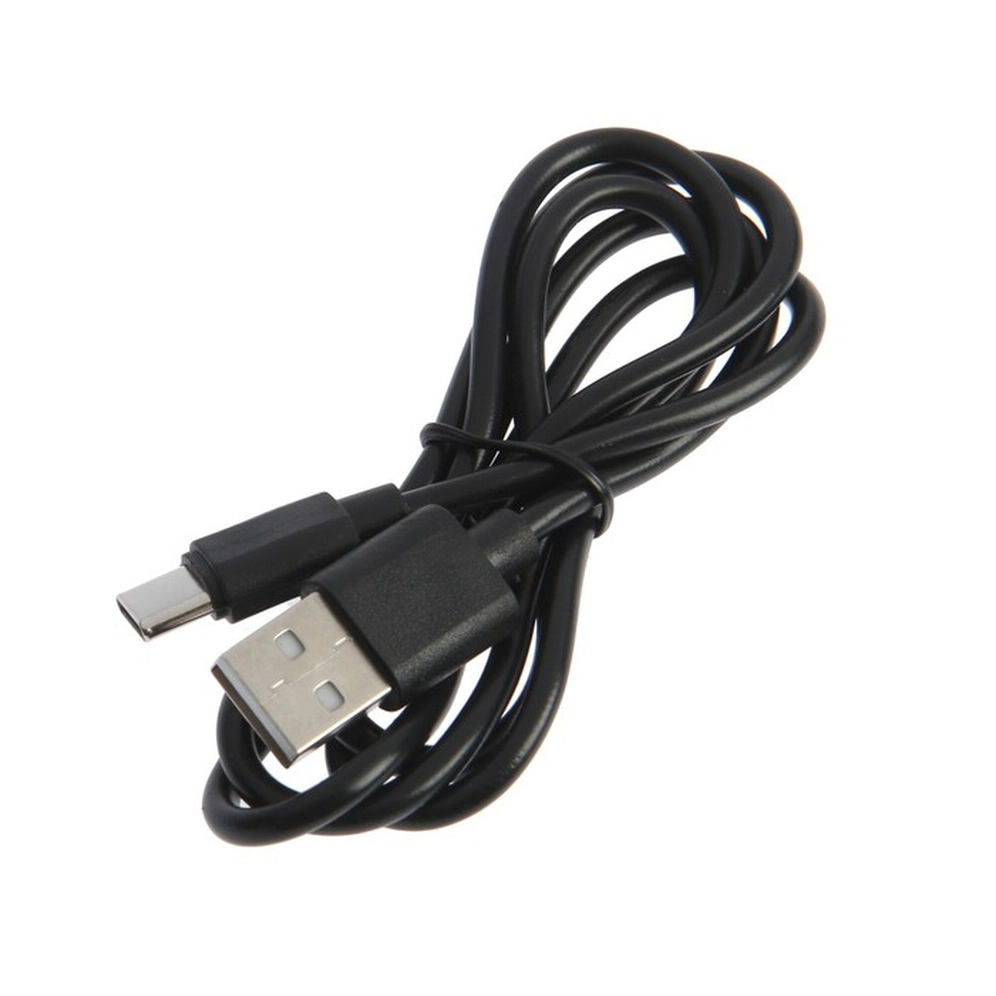 Кабель Luazon Home, Type-C - USB, 2 А, 1 м, 1 шт, цвет черный — фото 1