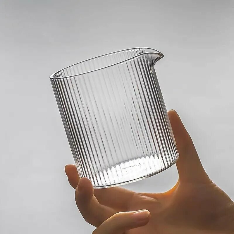 Чахай стеклянный 200мл, сливник Богемия для чайной церемонии