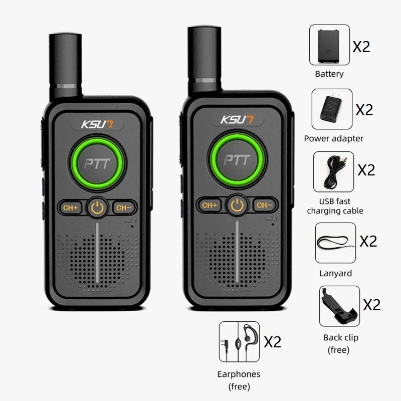 Детские портативные рации KSUT LT PLUS 2 шт.