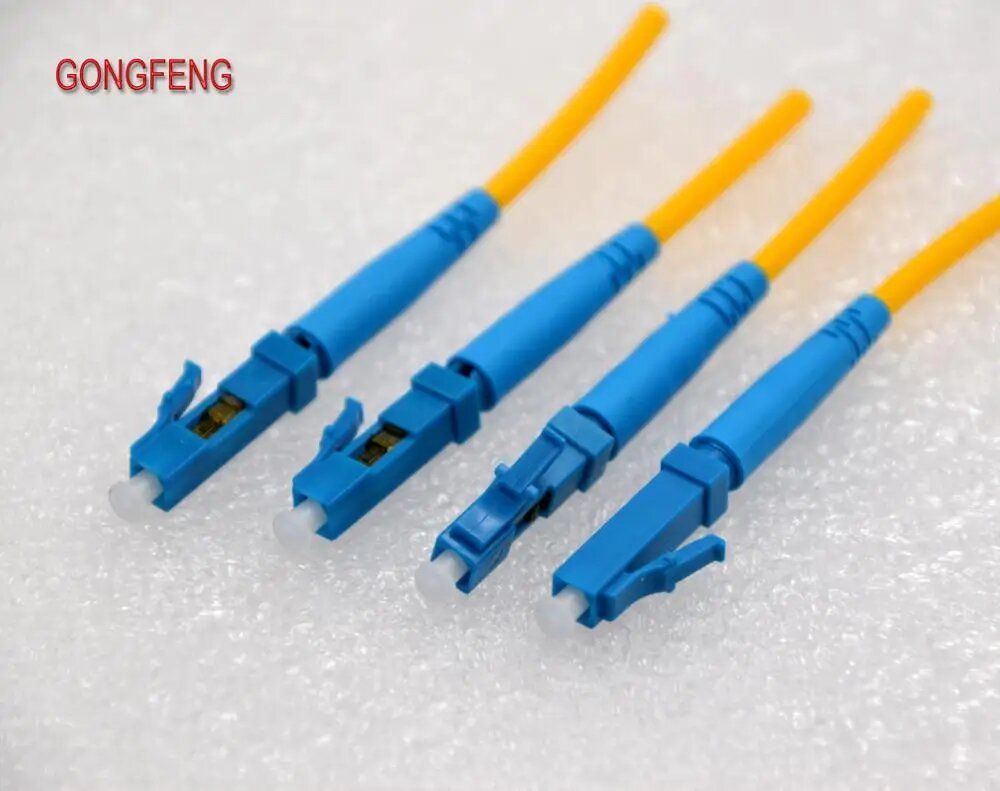 Быстрый разъем LC/UPC GONGFENG для круглого кабеля LC UPC 50PCS Blue