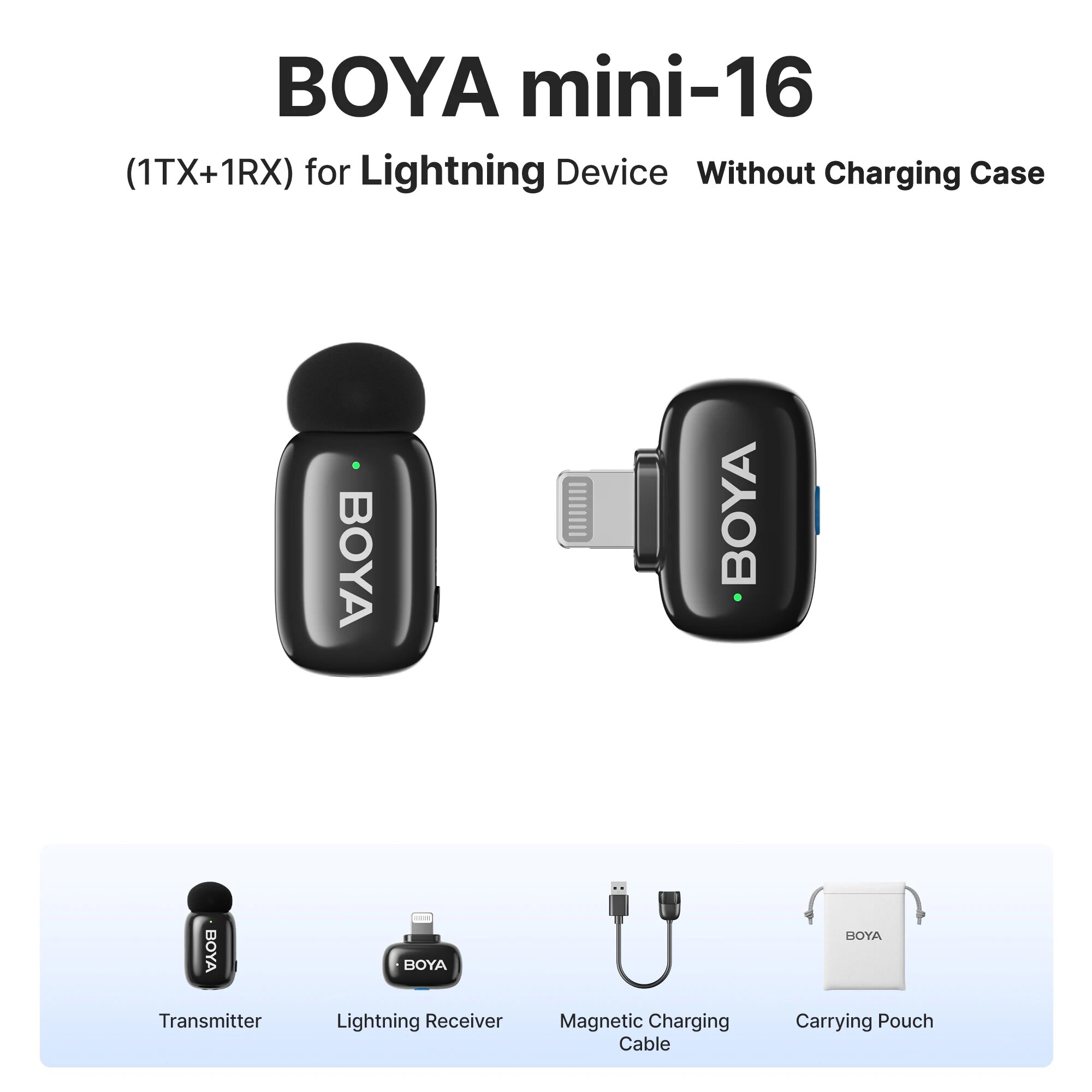 BOYA BOYA мини беспроводной лаvalier микрофон BOYA mini-16