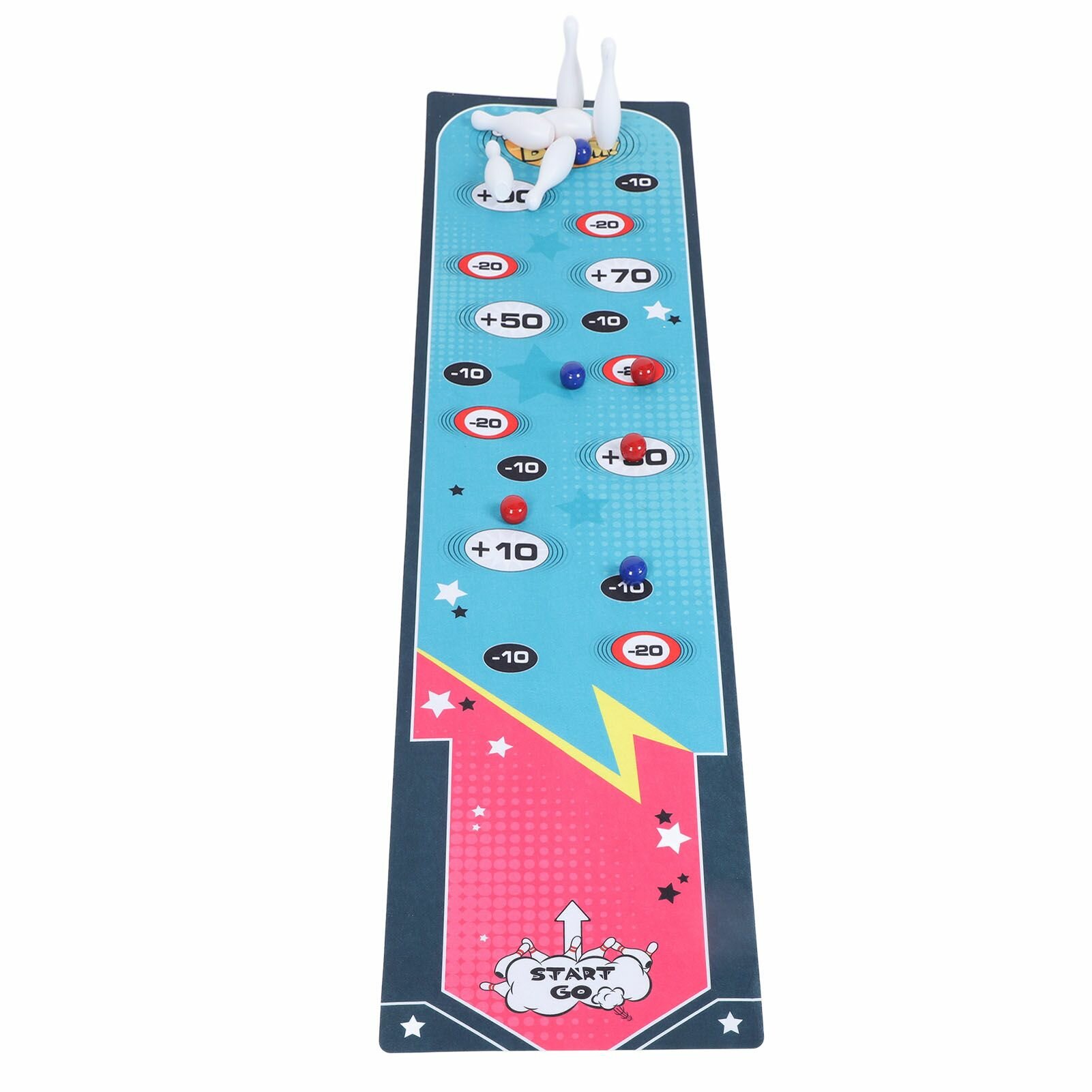 Настольная игра в боулинг для детей и взрослых, обучающие портативные игрушки для боулинга, набор веселых семейных игр с 6 шарами и кеглями для использования в помещении и на открытом воздухе