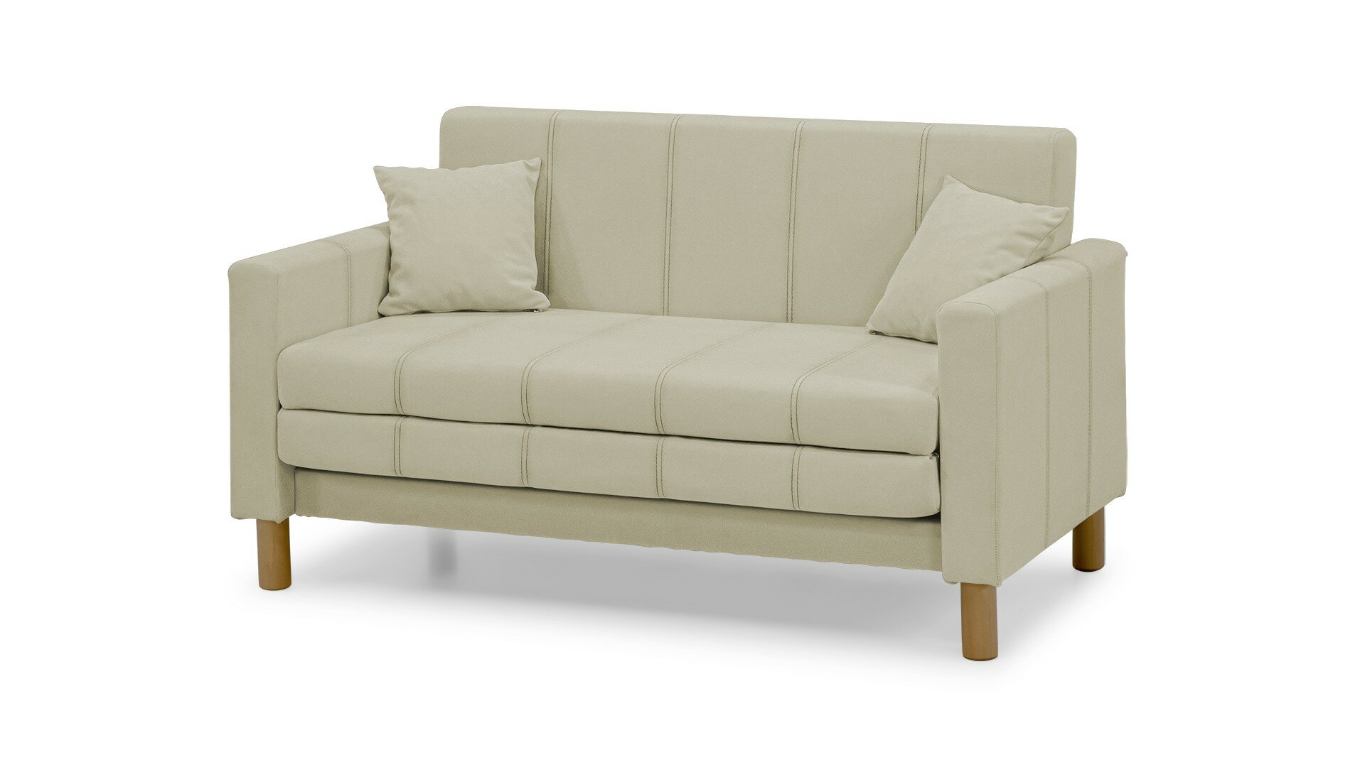 Диван Уют Лайт Альфа 03 (139727) NEW 140x84x82 см, бежевый , выкатной Фиеста в наличии