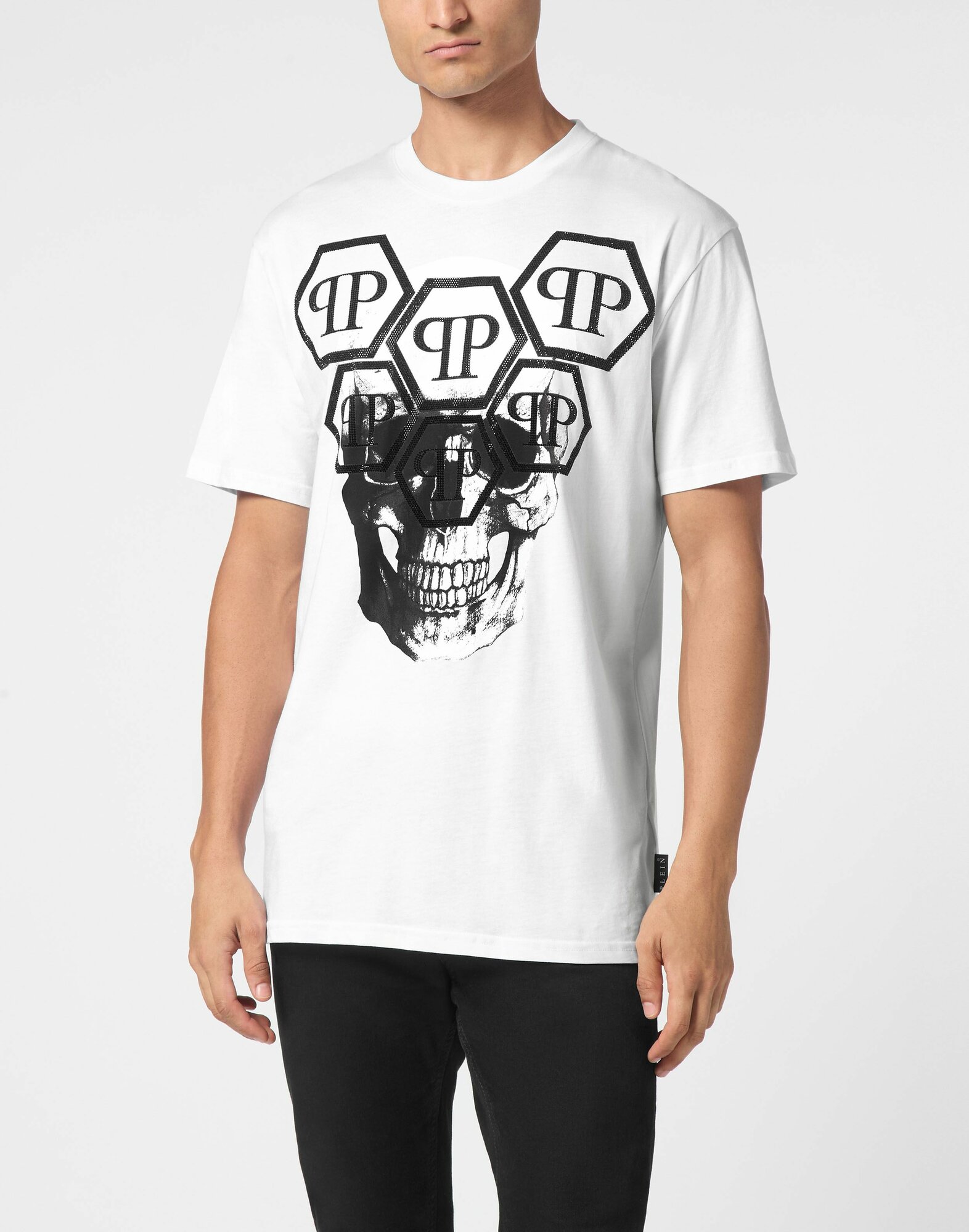 Футболка PHILIPP PLEIN, размер 46, белый — фото 1