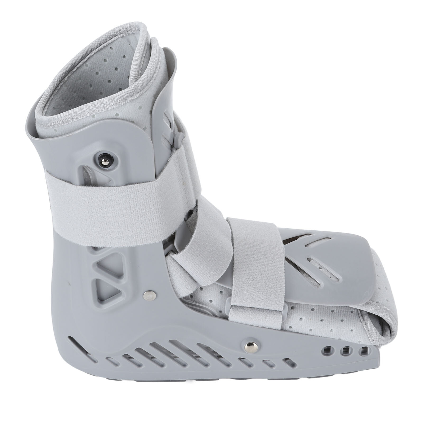 Ботинок для ходьбы с воздушным насосом, полностью обхватывающий, устойчивый, мягкий, удобный, подходит для вывихнутой лодыжки, сломанной стопы, тендинита, размер L 44‑47, правая нога