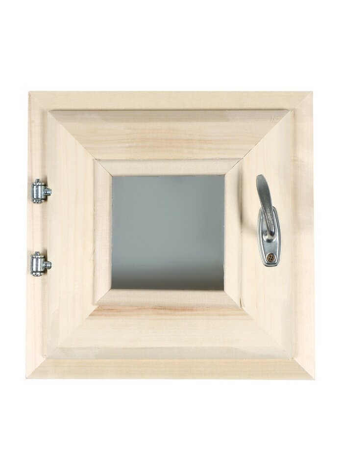 Окно, 30×30см, однокамерный стеклопакет, осина 10930551