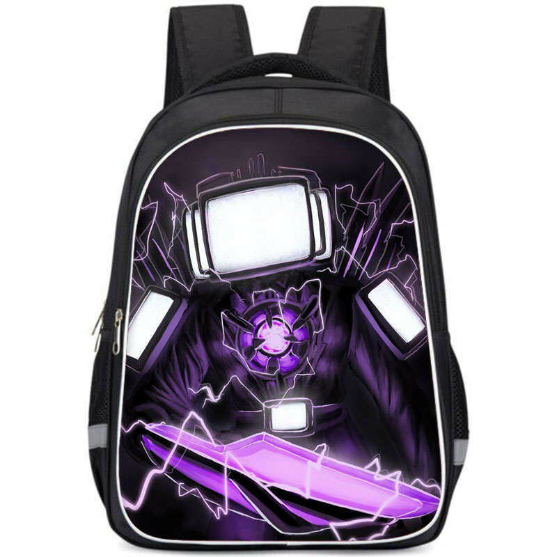 Рюкзак в стиле аниме с большим объемом, двойной слой, для мальчиков из оксфордской ткани, размер 8-три в большом формате