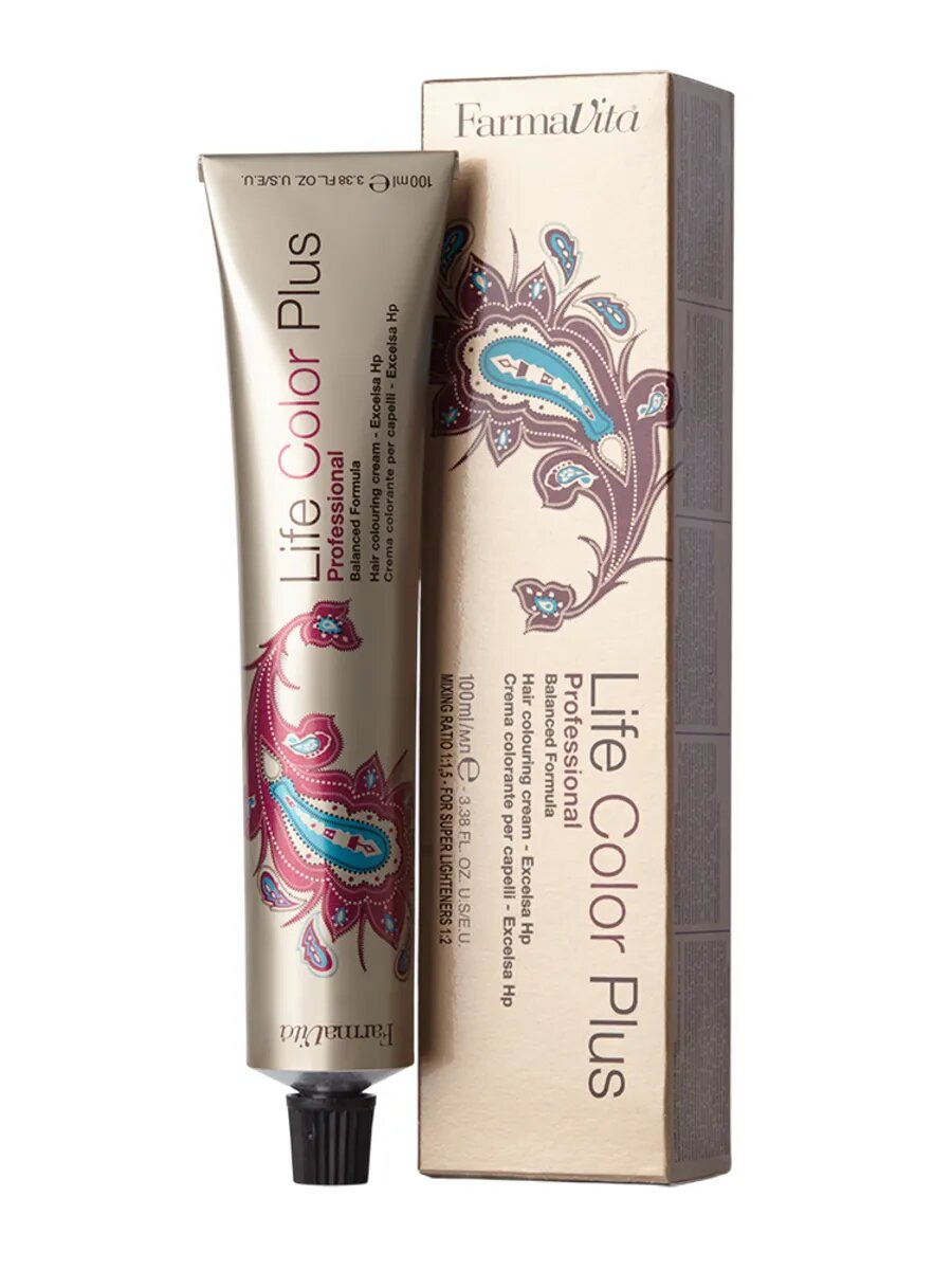 Краска для волос Farmavita Hair Coloring Life Color Plus Prof, Перманентный краситель с низким содержанием аммиака, 9.5