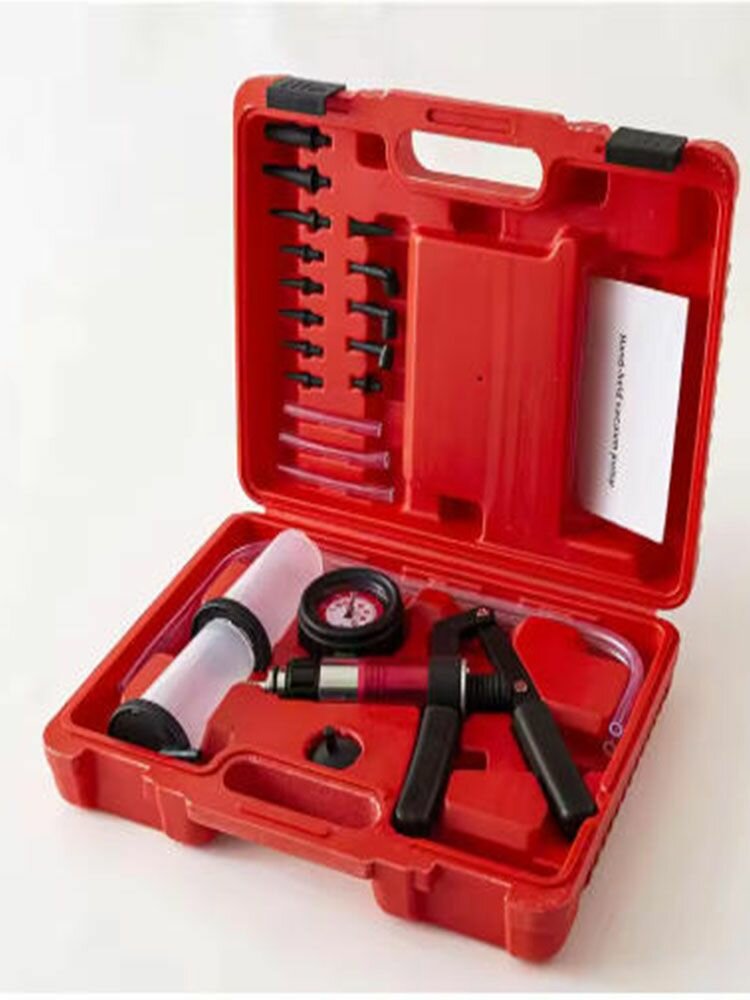 Ручной вакуумный инструмент для перекачки/взбивания тормозной жидкости, тестер, вакуумный пистолет, насос, тестер, комплект, манометр