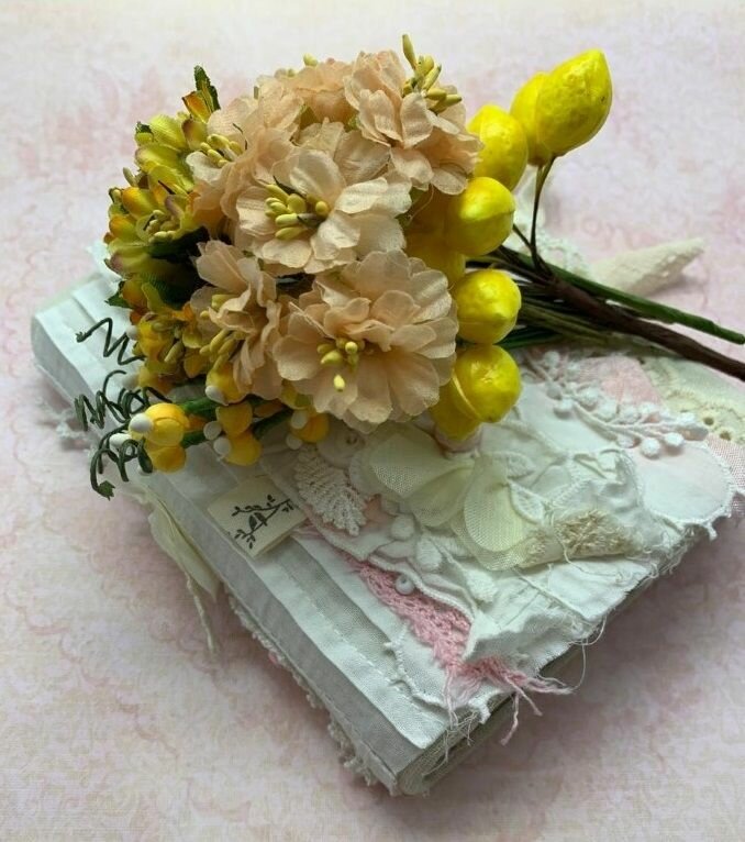 Набор декоративных цветов Рукоделие для флористики и творчества, из пластика и ткани