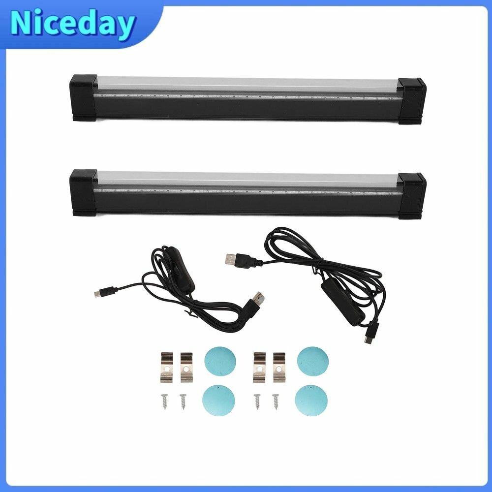 2 УФ световые панели, USB, 380-400нм, для сцены.