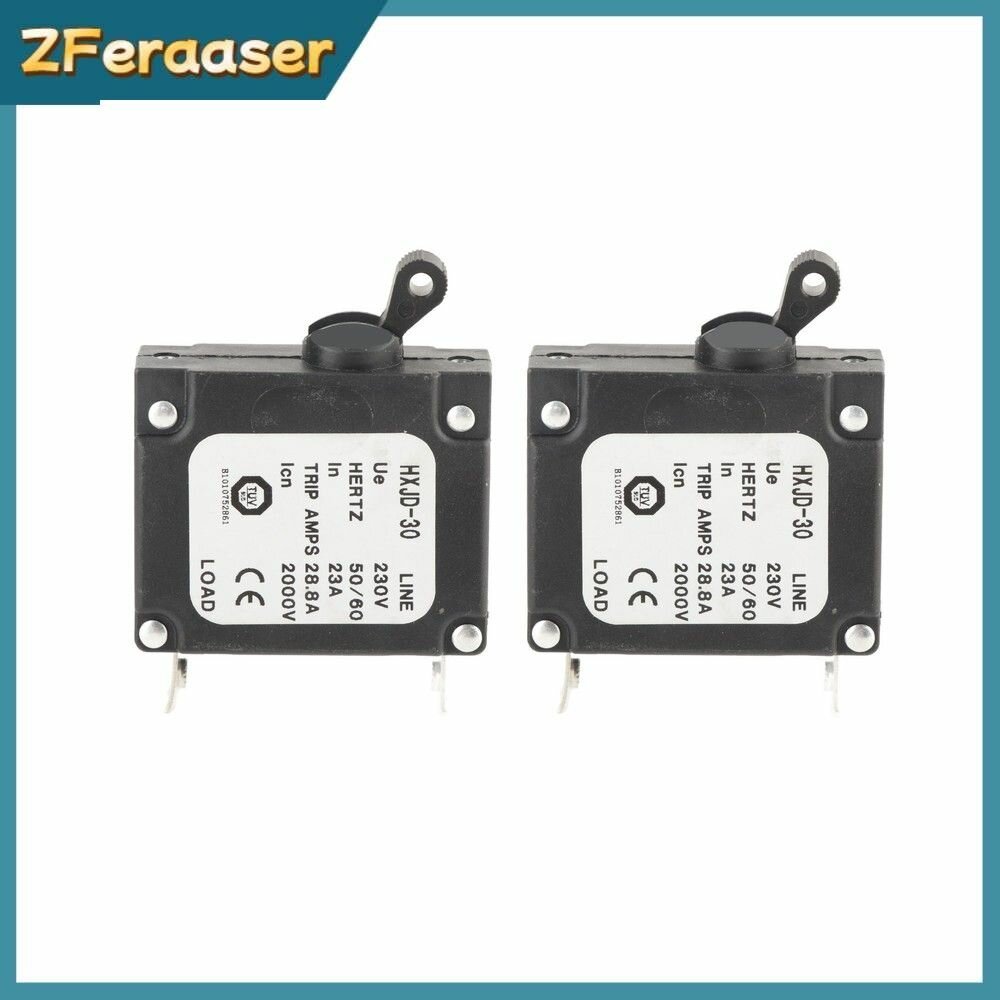 2 штуки автоматических выключателей на 23А для бензогенераторов