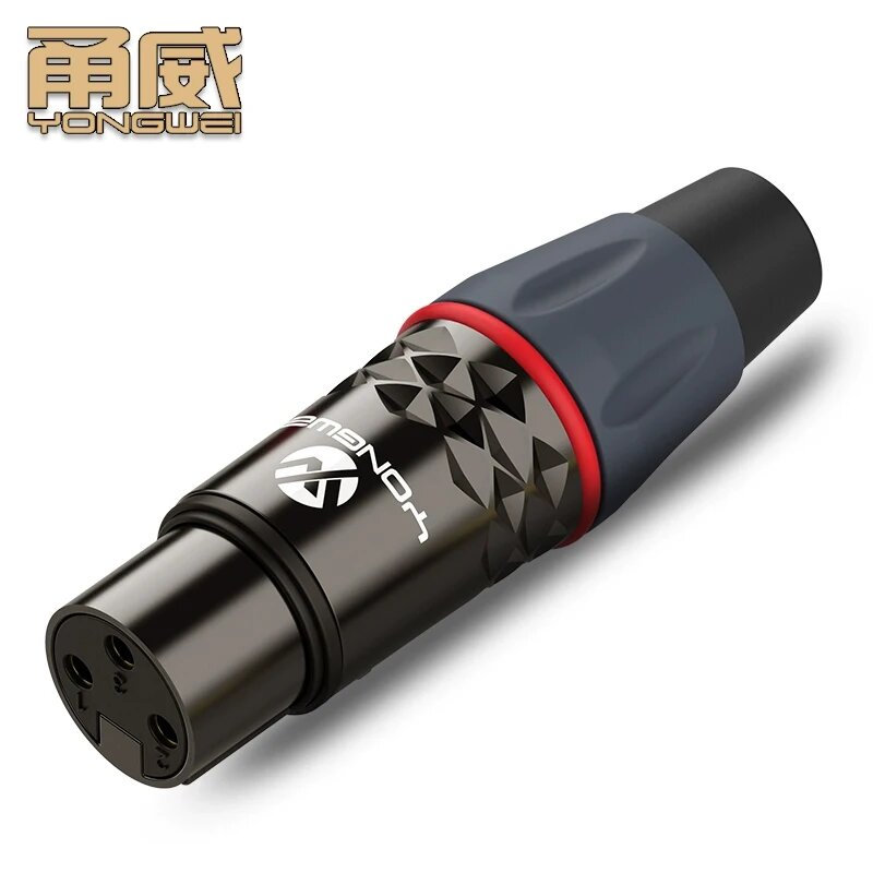 XLR гнездо YONGWEI TC021, Gun, 1 шт.