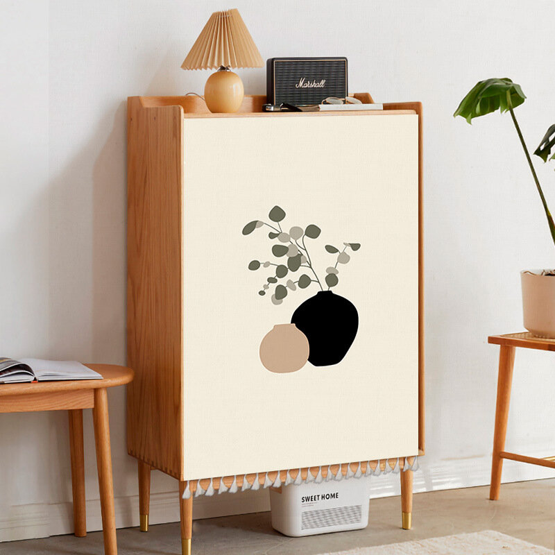 Магическая шторка на липучке для шкафа, пылезащитная, не требует сверления, декоративная шторка для кухонных шкафов, тканевая перегородка для гардероба, декоративная дверная шторка.