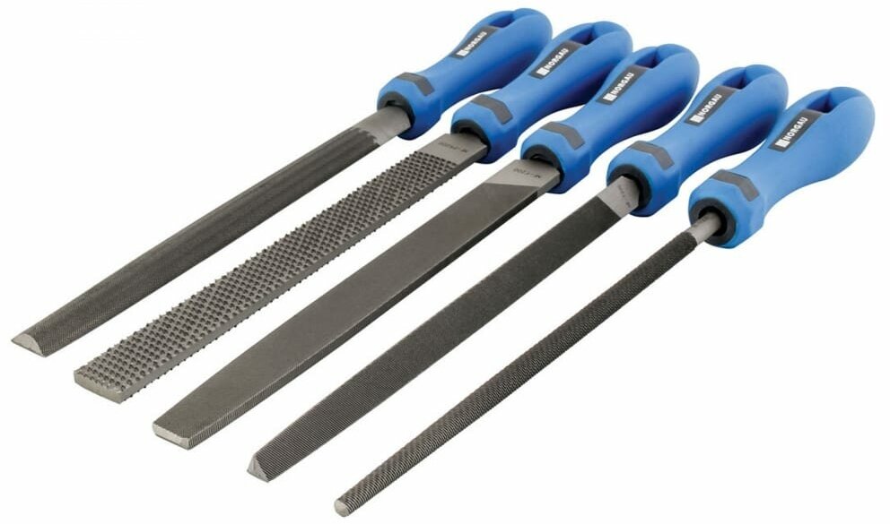 Набор напильников NORGAU NF-SF250 250 мм, H2, 5 предметов 077020250