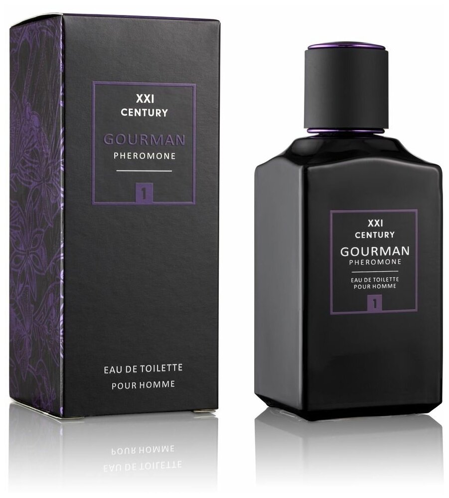 XXI CENTURY Туалетная вода для мужчин с феромонами Gourman №1, 100 мл