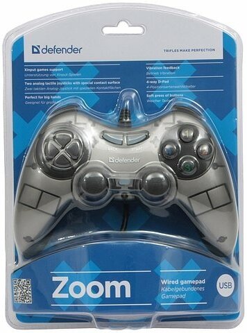 Геймпад Defender Геймпад Defender Zoom 64244 (USB) (ret)